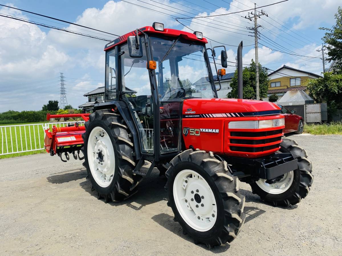 愛知県 ヤンマー トラクター YM1510D 15馬力 588h RS1202 ロータリー ディーゼル 4WD YM1510 直 ...